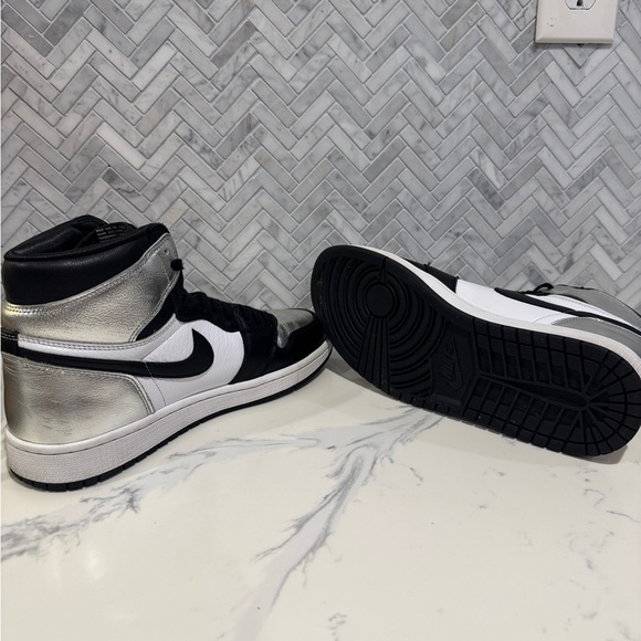 Nike | Shoes | Jordan Retro High Silver Toe | Poshmark